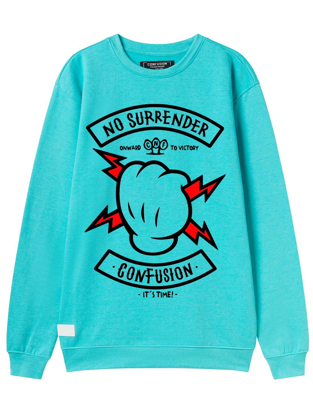 NO SURRENDER V1 CURACAO CREWNECK LIMITED EDITION – CONFUSION WEAR - My Way